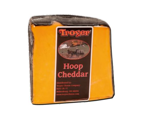 Black Wax Hoop Cheddar Cheese (10oz) - Troyer Market