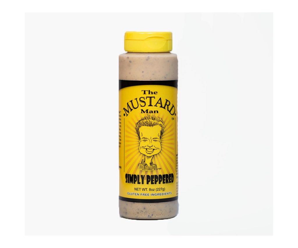 The Mustard Man Simply Peppered Mustard (8oz) - Troyer Market