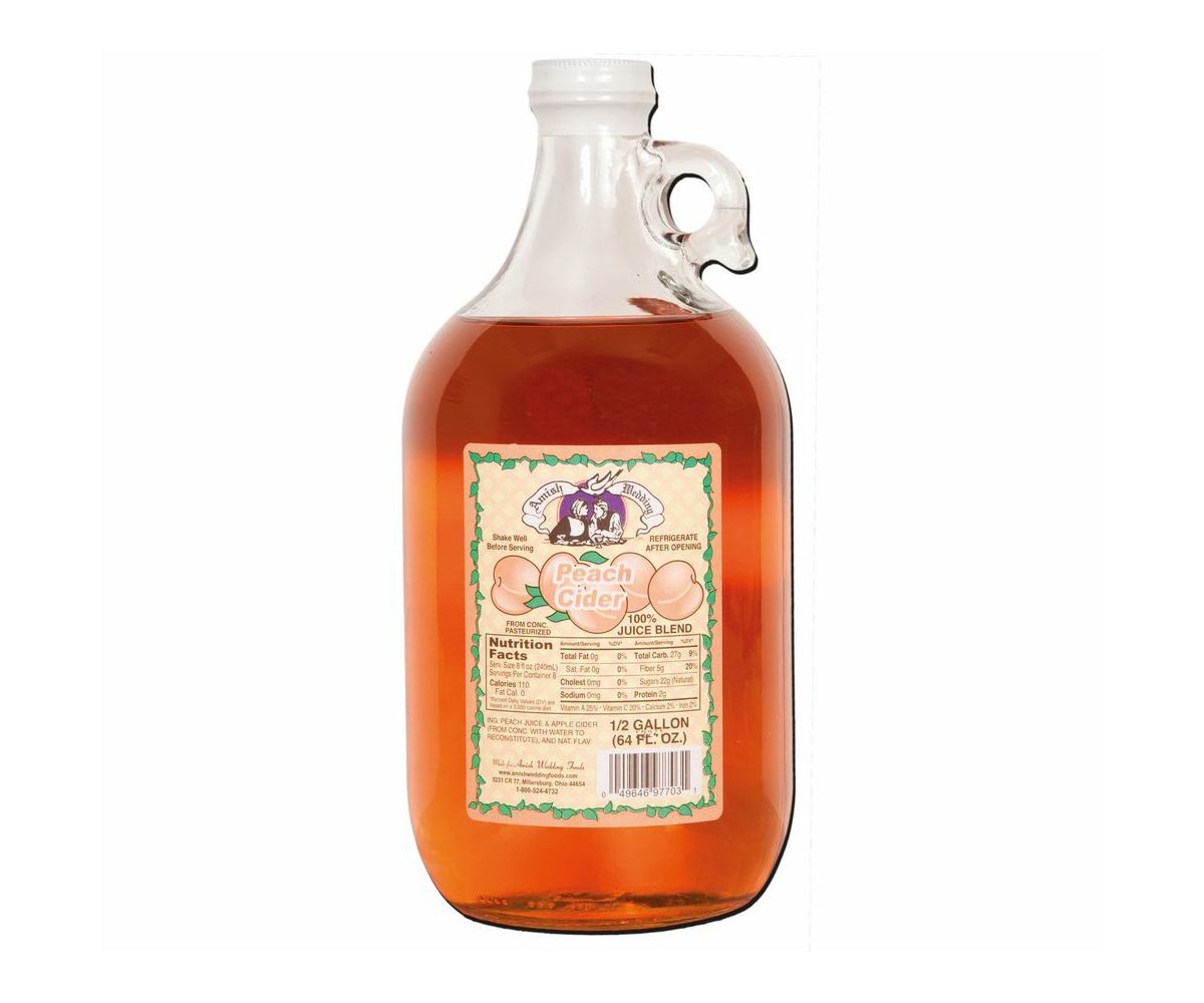 Peach Cider 1 2gal Troyer Market Peach Cider 1 2gal Troyer Market