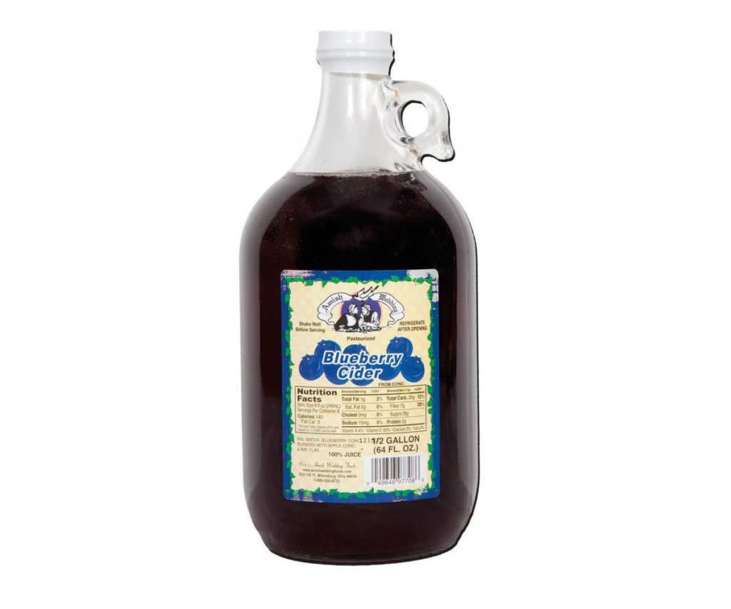 Blueberry Cider (1/2Gal) - Troyer Market