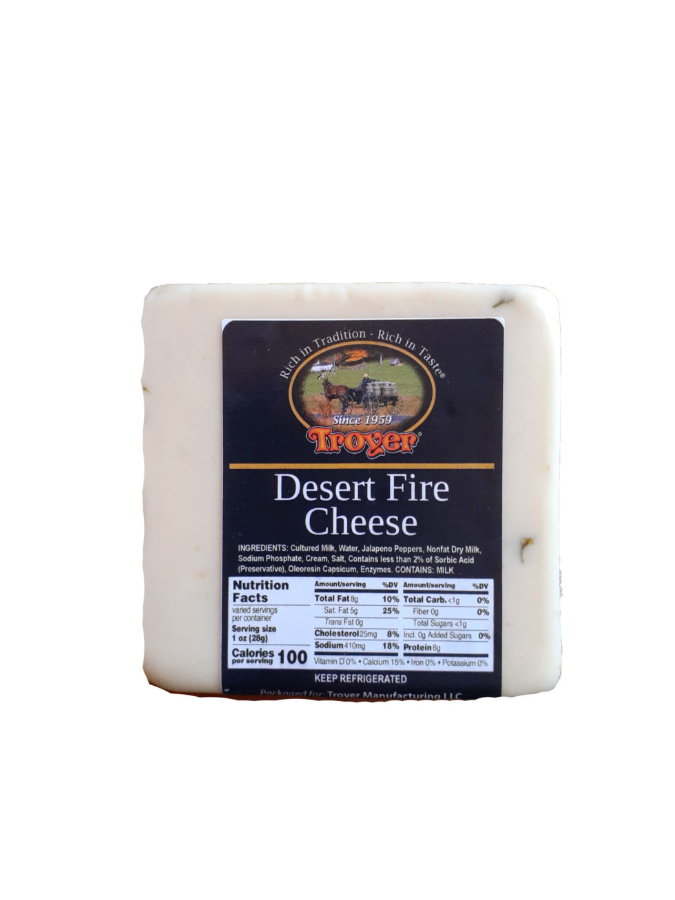 Desert Fire Cheese (10oz) - Troyer Market