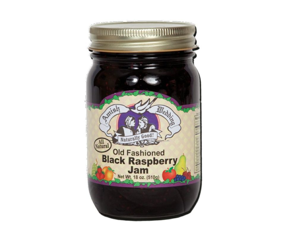 Black Raspberry Jam (18oz) - Troyer Market