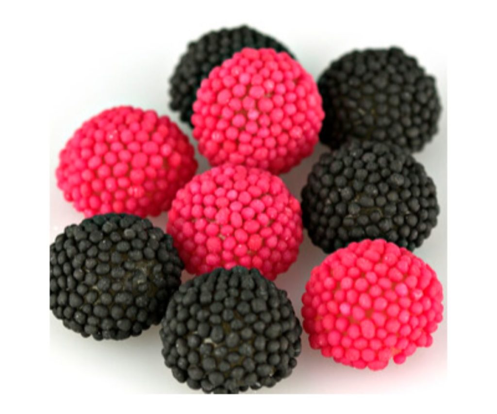 Gummi Black Red Raspberries (12 oz) - Troyer Market