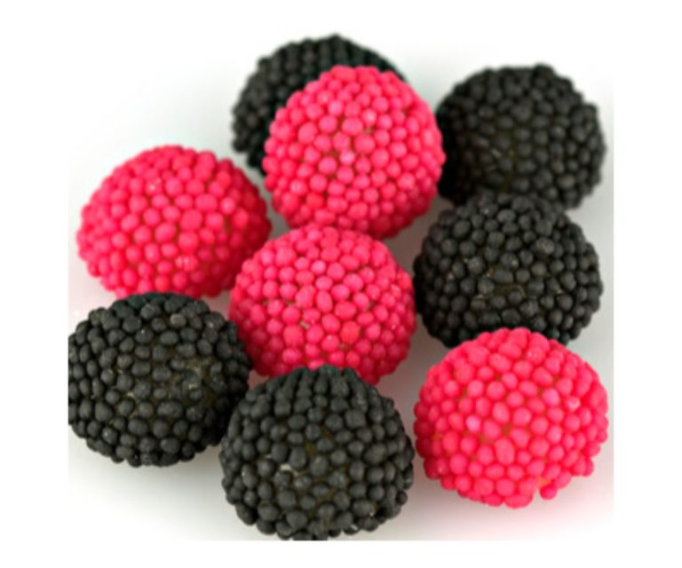 Gummi Black Red Raspberries (12 oz) - Troyer Market