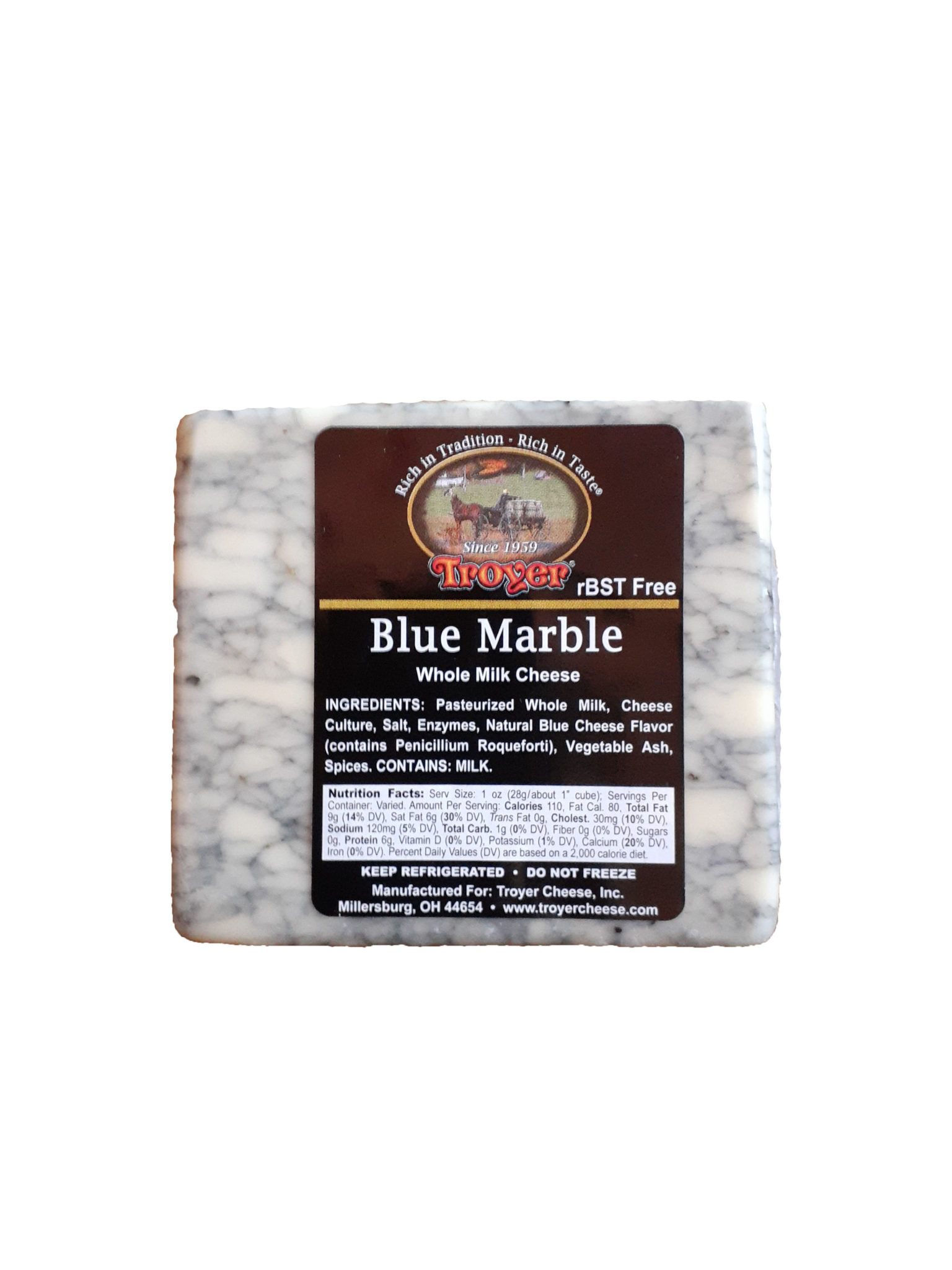 Blue Marble Cheese (10oz) - Troyer Market