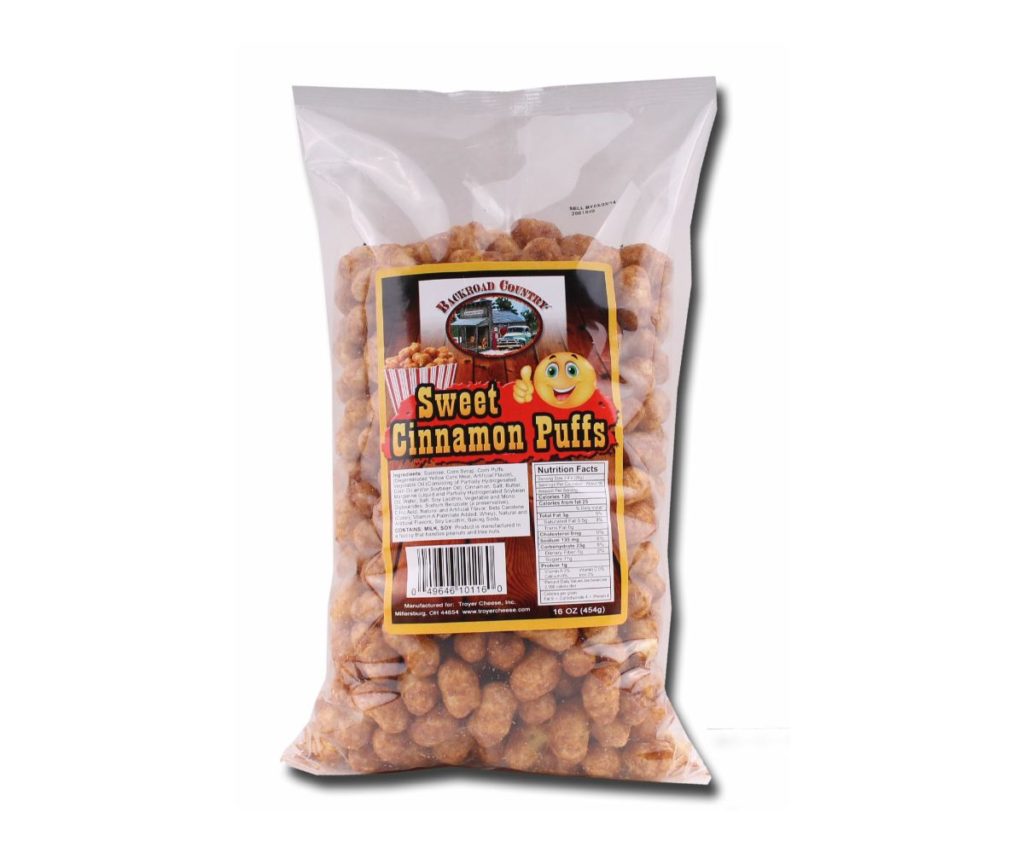 Backroad Country Sweet Cinnamon Puffs (16oz) - Troyer Market