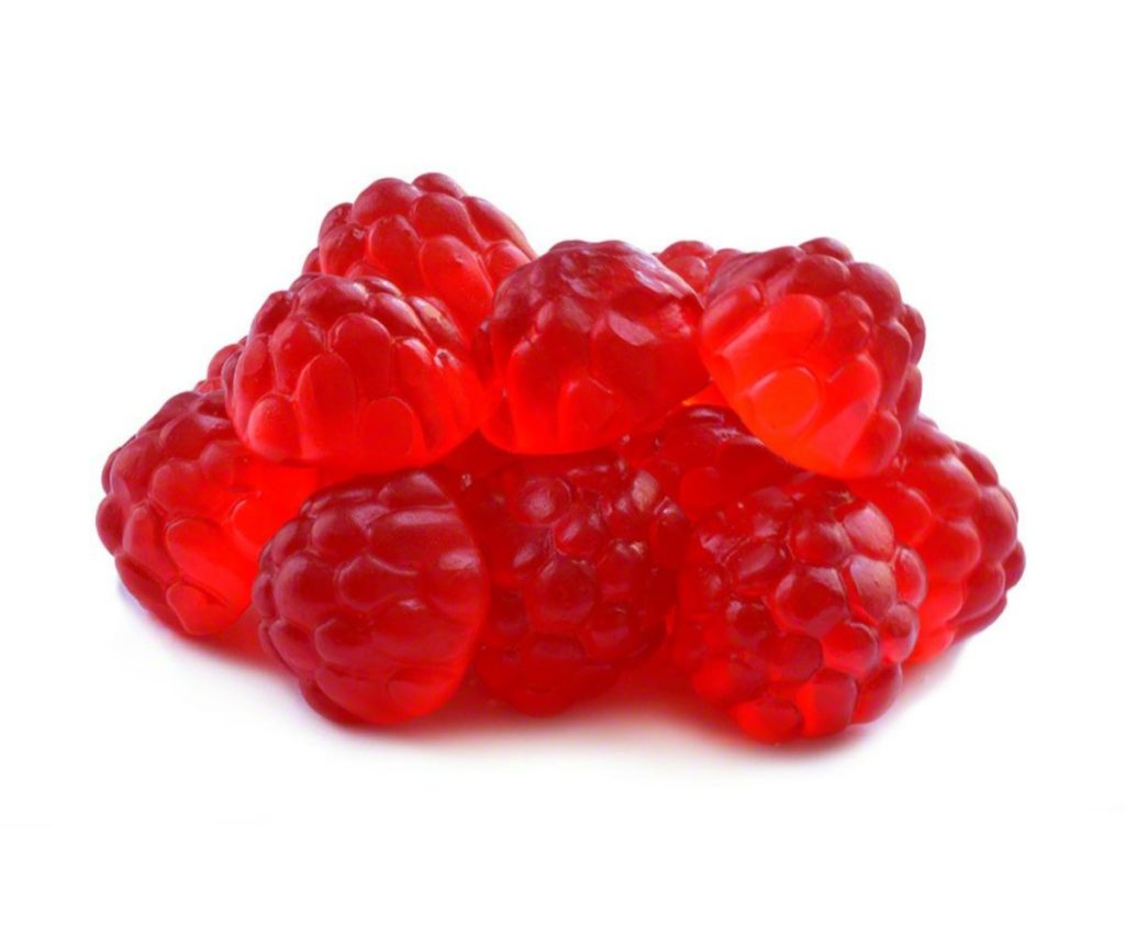 Gummi Red Raspberries (1 lb) - Troyer Market