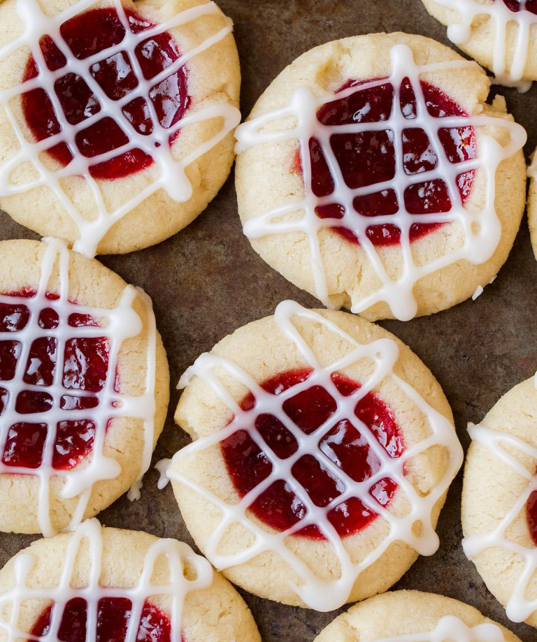 Raspberry Almond Shortbread Cookies - Troyer Market
